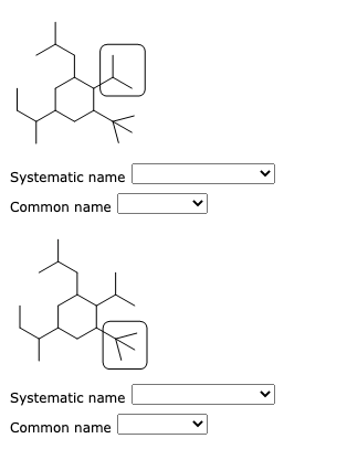 Solved Identify the systematic name as well as the common | Chegg.com