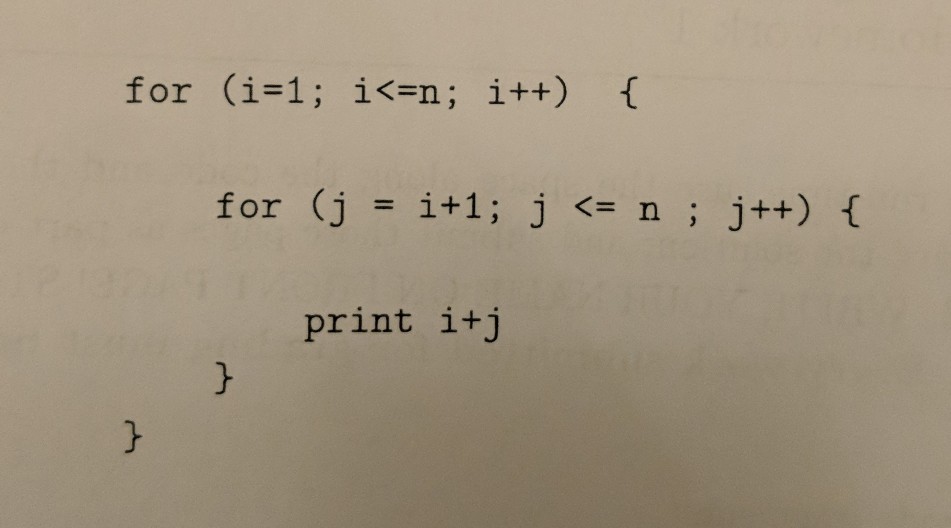 Solved (25 pts) For each of the following code fragments: | Chegg.com