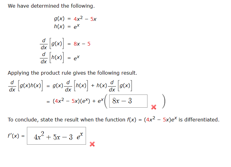 Solved We have determined the following. | Chegg.com