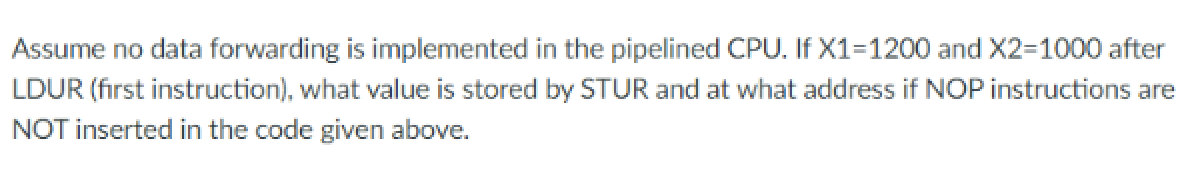 Rewrite the assembly code and insert the NOP | Chegg.com