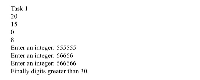 Solved Task 1 Write A Method Named Digitsum That Accepts An