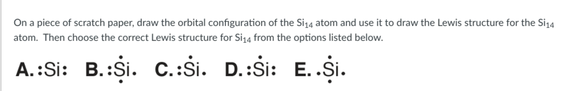 Solved On a piece of scratch paper, draw the orbital | Chegg.com