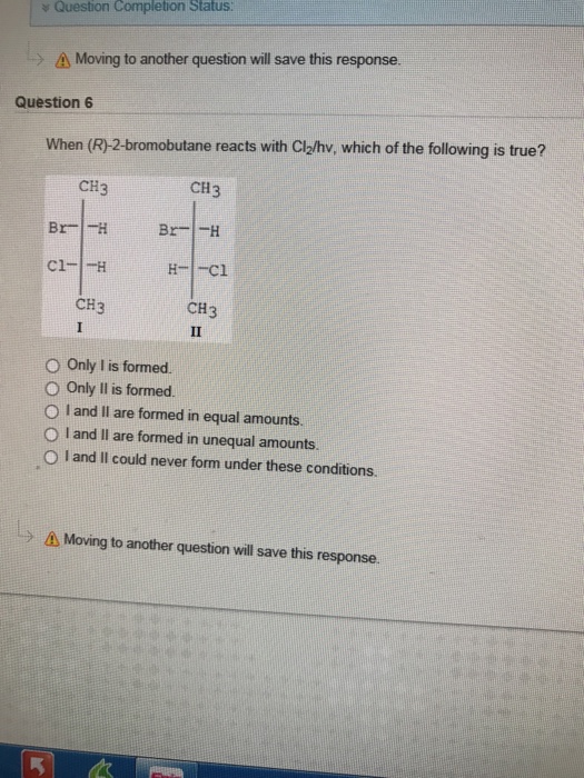 Solved When (R)-2-chlorobutane reacts with Cl_2/hv, which of | Chegg.com