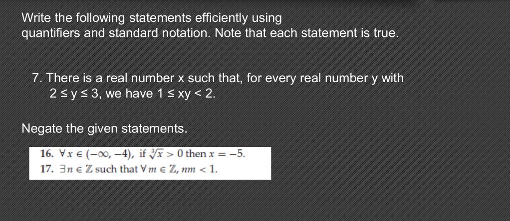 Solved Write the following statements efficiently using | Chegg.com