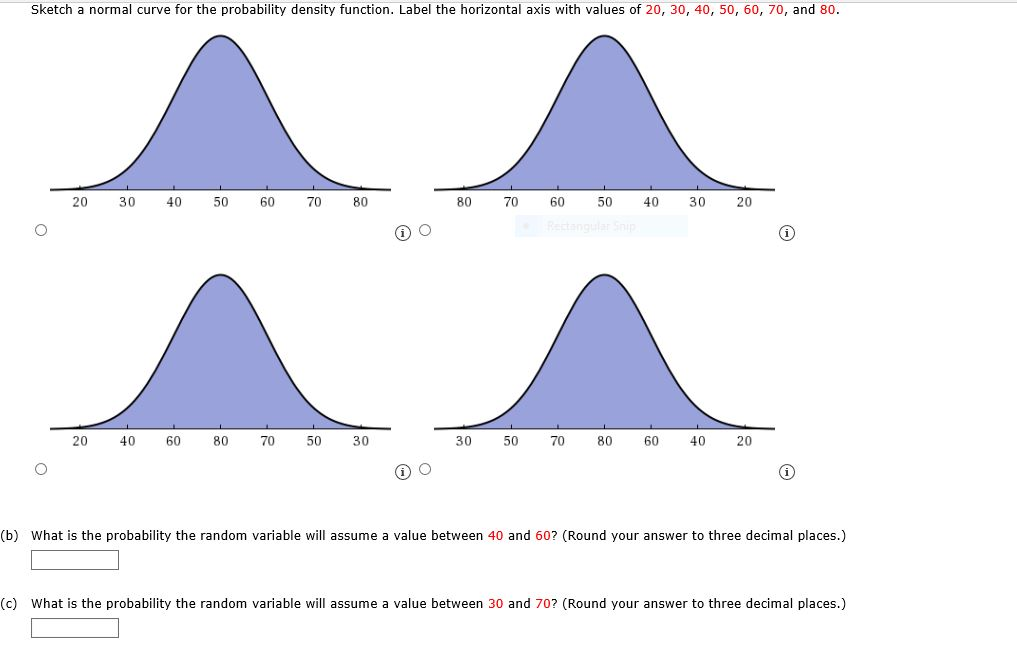Solved A random variable is normally distributed with a mean | Chegg.com