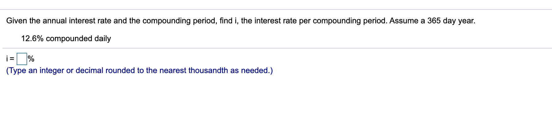 Solved Given the annual interest rate and the compounding | Chegg.com