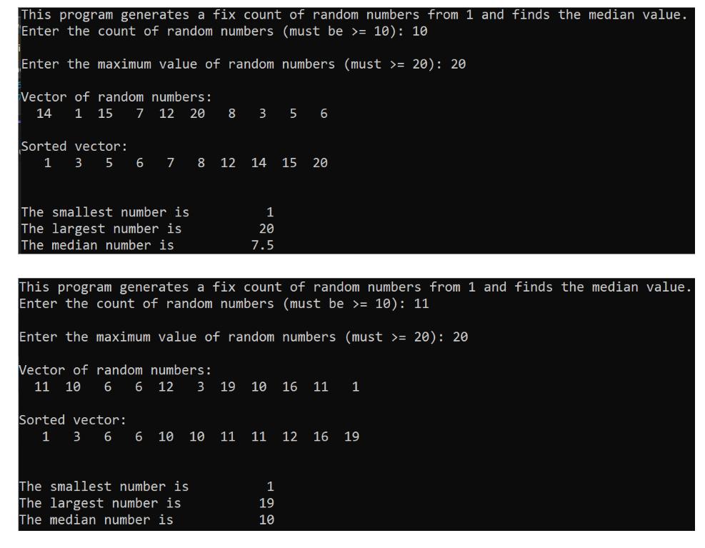 Solved c++ Topic: Vector and functions, selection sort.Do | Chegg.com