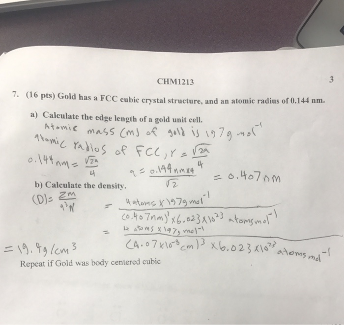 Solved 4. (1. (15 pts) Niobium (Nb) has a cubic crystal | Chegg.com