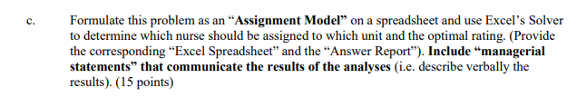 Solved Problem 1 Assignment Problem 20 Points The 2891