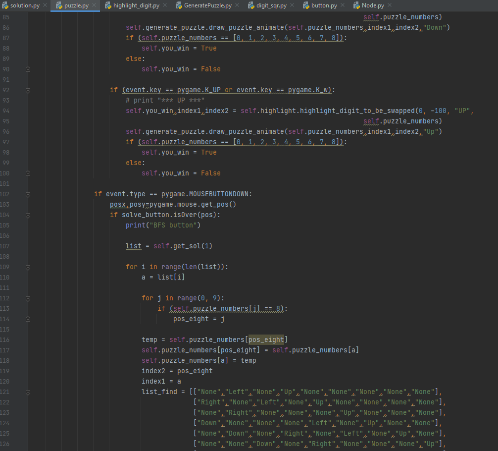 solution.py to puzzle.py to highlight_digit.py | Chegg.com