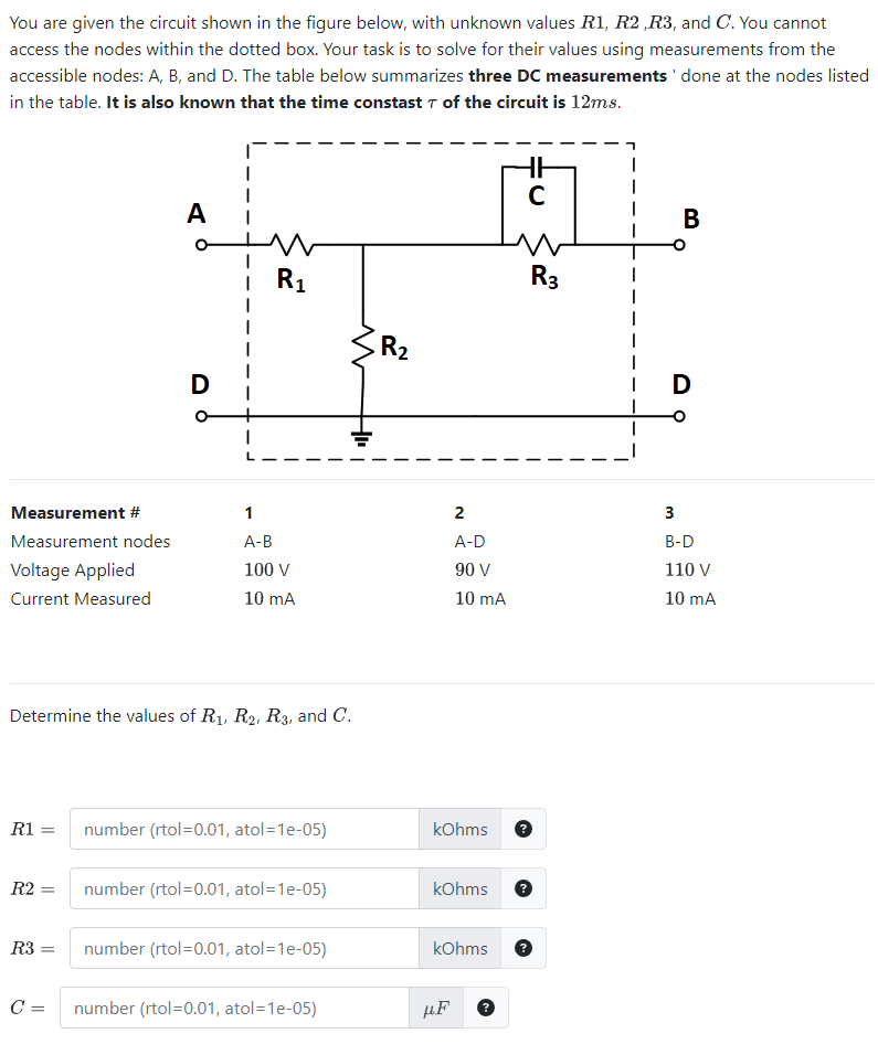 Solved You are given the circuit shown in the figure below, | Chegg.com