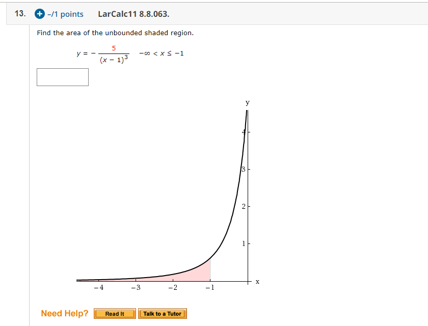 Solved 13. -11 points LarCalc11 8.8.063. Find the area of | Chegg.com Solved 13. -11 points LarCalc11 8.8.063. Find the area of | Chegg.com