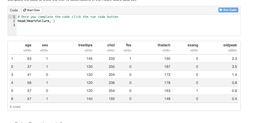 Solved 1 # Once you complete the code click the run code | Chegg.com