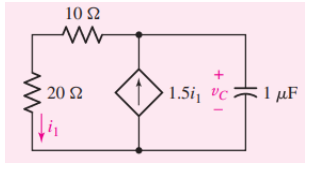 Solved In the circuit shown, find the marked voltage Vc for | Chegg.com