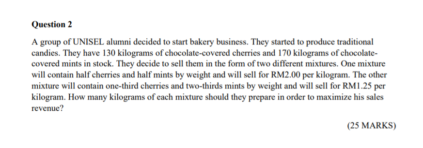 Solved For each question, you must use at least two of | Chegg.com