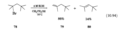 Solved Dehydrobromination of 2-bromo-2,4/4-trimethylpentane | Chegg.com