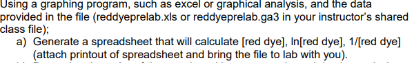 Solved Using a graphing program, such as excel or graphical | Chegg.com