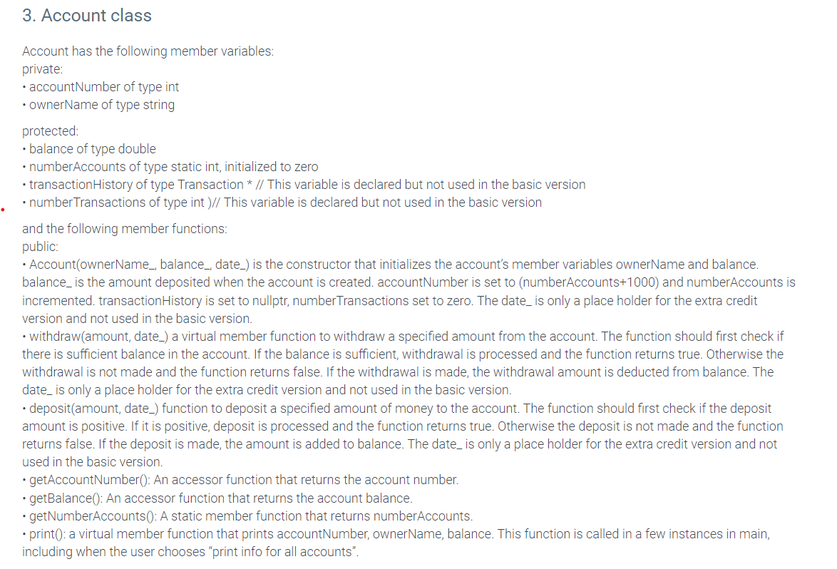 Solved Please write in c++. Please make sure .h files are | Chegg.com