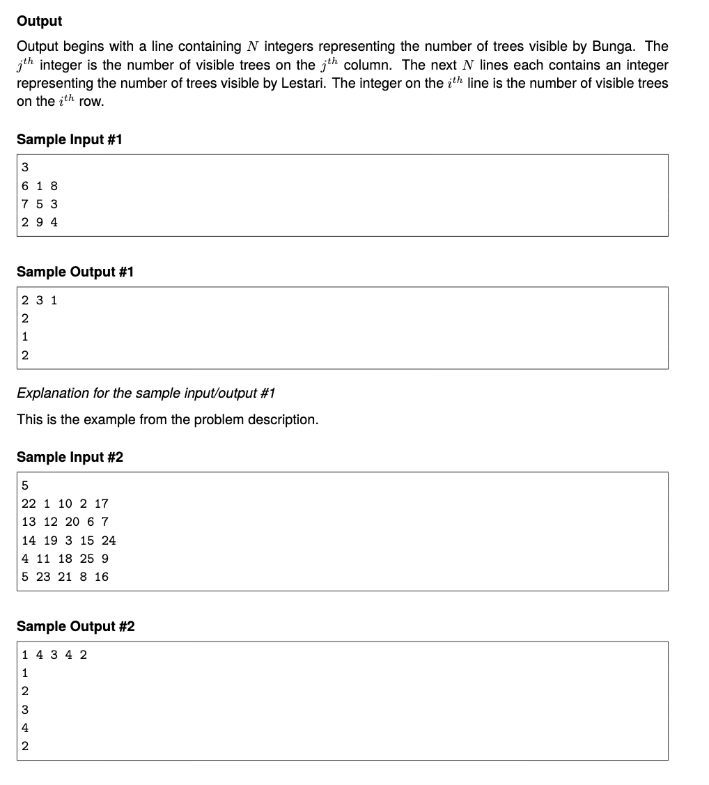 Solved There is a legend about a magical park with Nx N | Chegg.com
