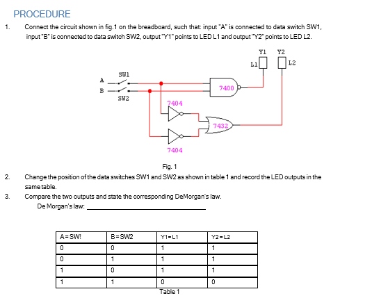 Solved 4. Connect the circuit shown in fig.2 on the | Chegg.com
