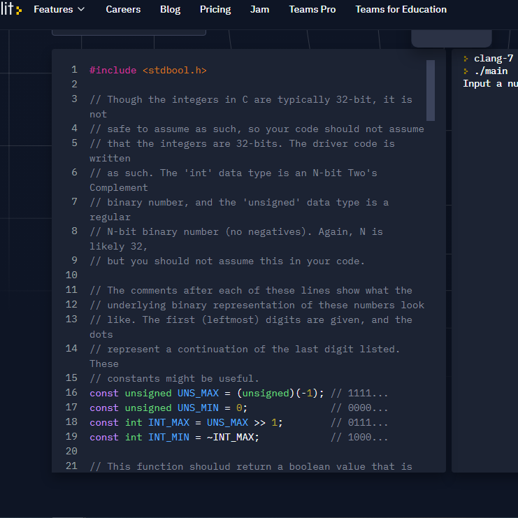 Solved // This function shoulud return a boolean value that | Chegg.com