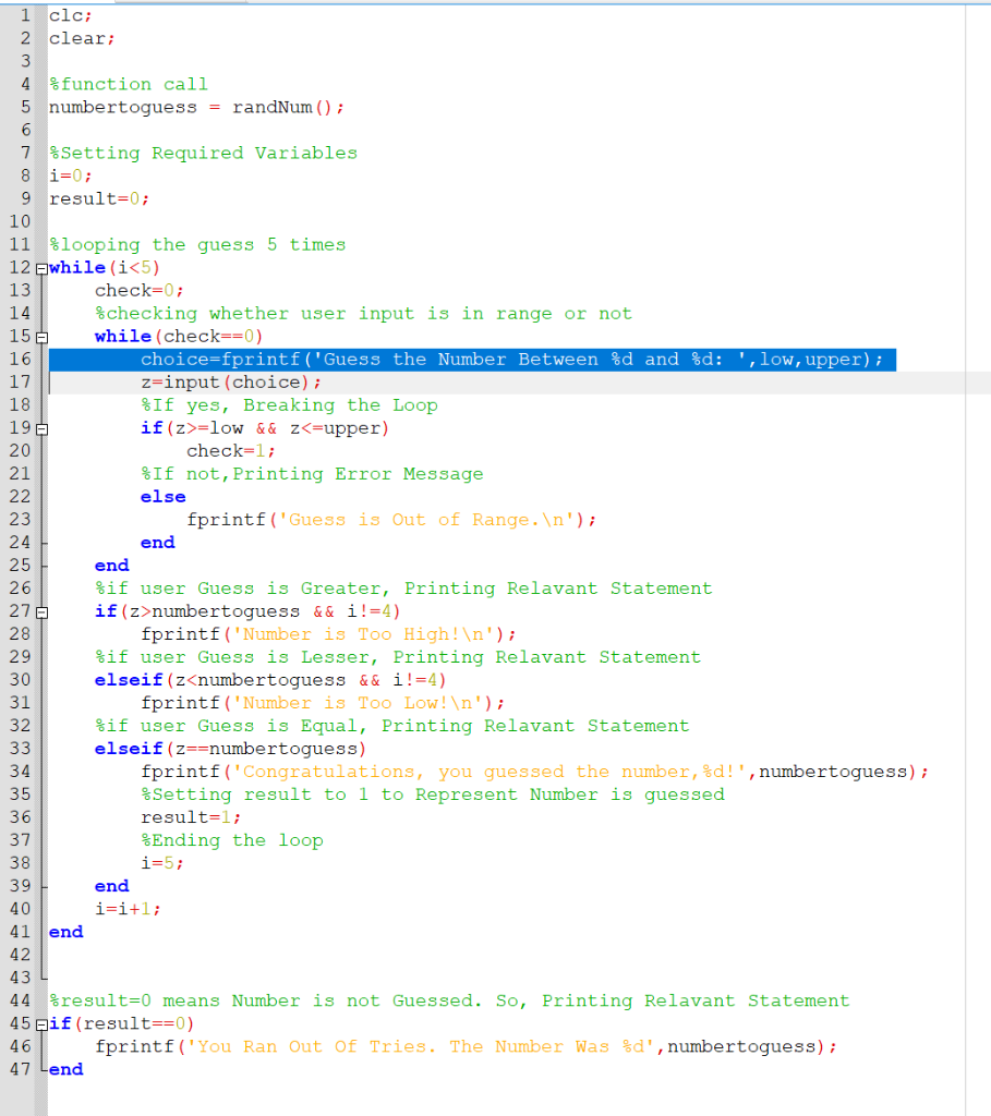 Solved I am trying to call this function in my MATLAB script | Chegg.com