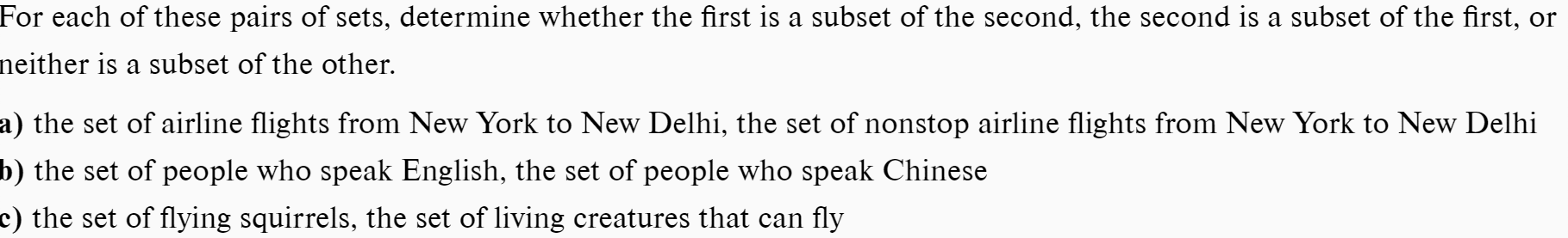 Solved DISCRETE MATH SETS STRUGGLING ON THIS PART help me | Chegg.com