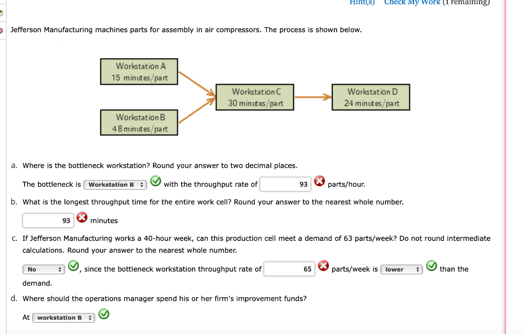 Solved Hint(s) Check My Work (1 remaining) Jefferson | Chegg.com