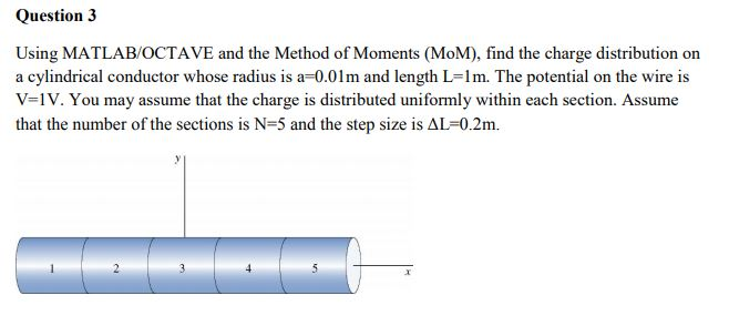 Question3 Using MATLAB/OCTAVE and the Method of | Chegg.com