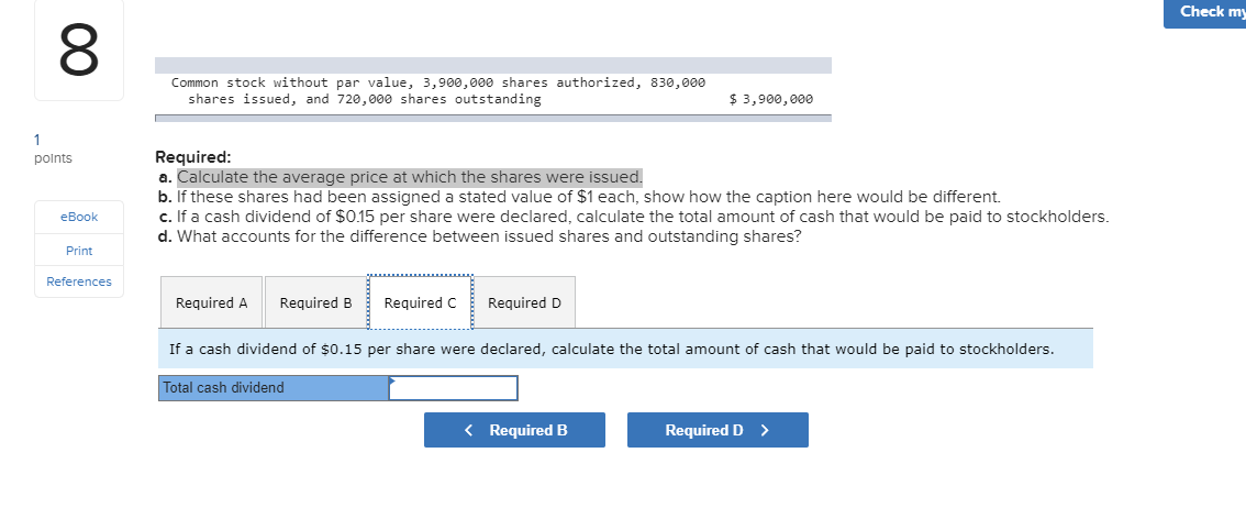 Solved Chapter 8 Homework i Saved Help Save & Exit Submit | Chegg.com