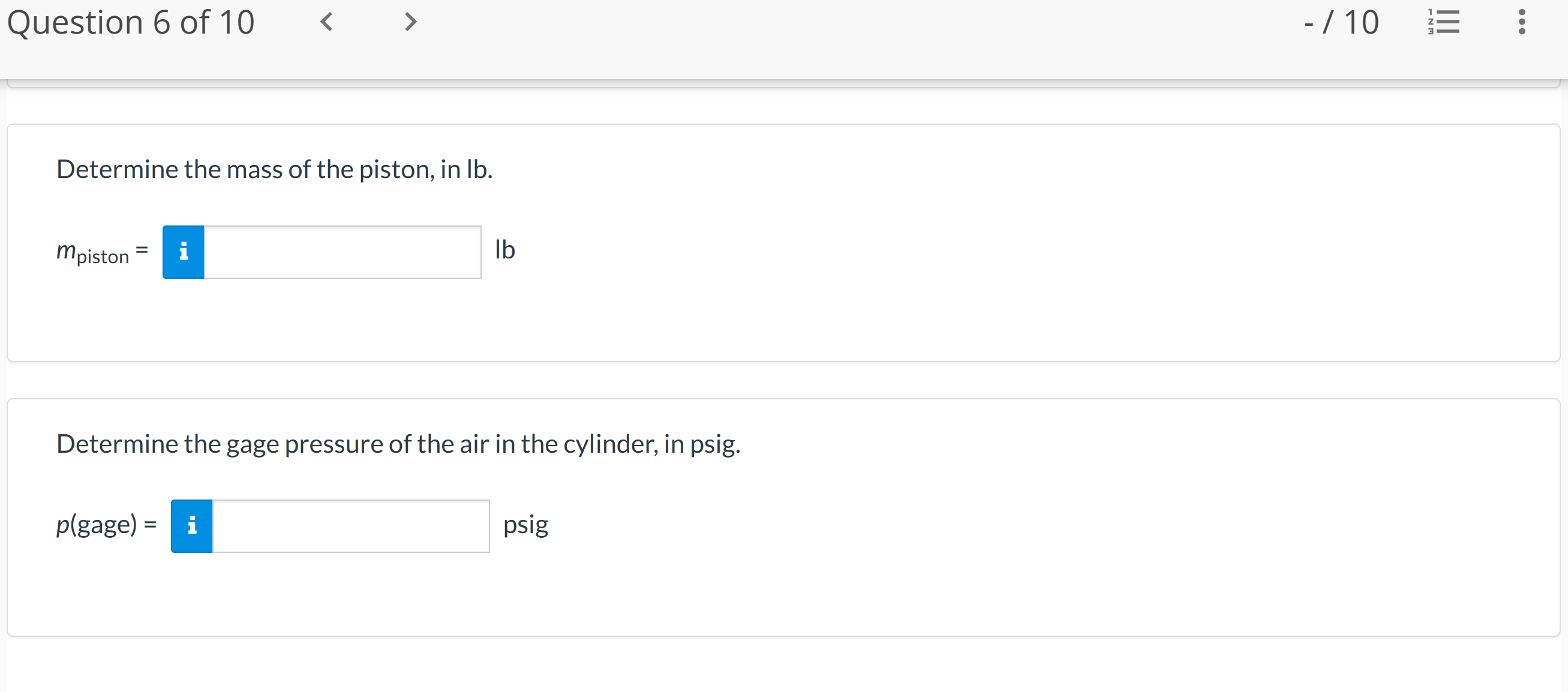Solved As shown in the figure below, air is contained in a | Chegg.com