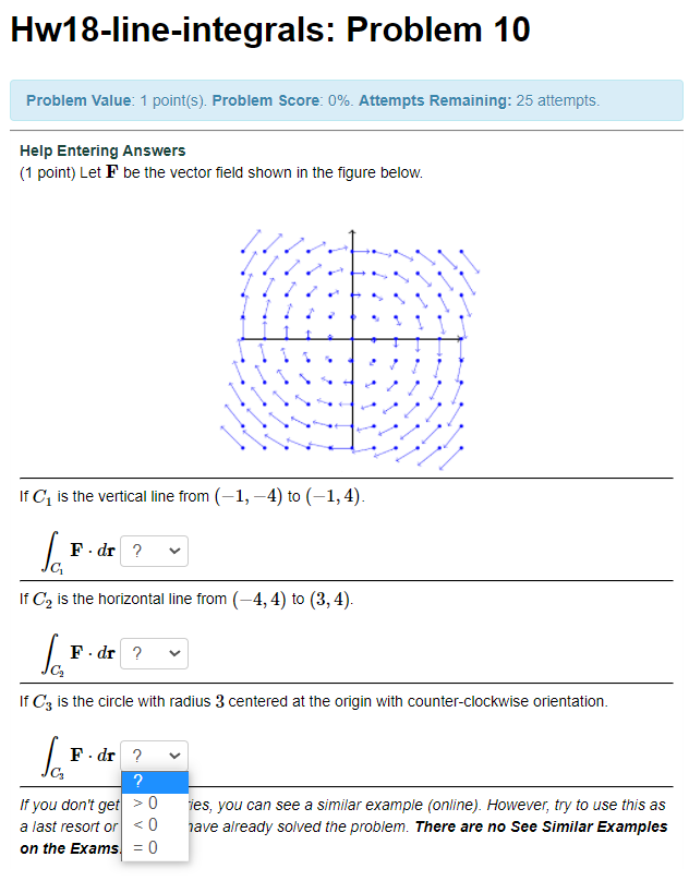 Solved Hw18-line-integrals: Problem 10 Problem Value: 1 | Chegg.com