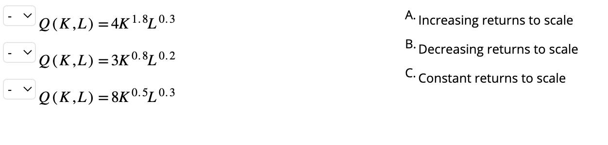 Solved Match the multi-variable function on the left with | Chegg.com