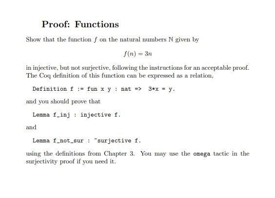 Solved Proof: Functions Show that the function f on the | Chegg.com
