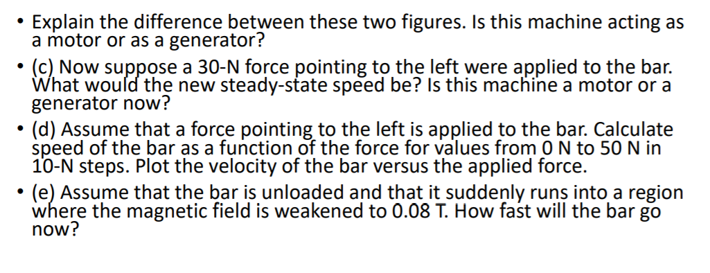 Solved . Example 1-10. The linear dc machine shown in Figure | Chegg.com