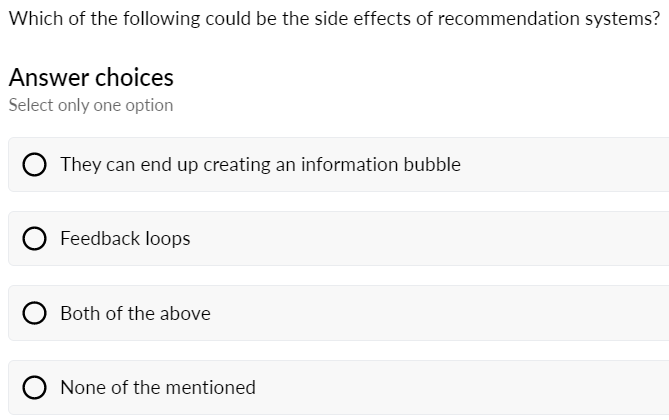 Solved Which of the following could be the side effects of | Chegg.com