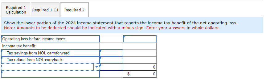 Solved Exercise 16-26 (Algo) Net operating loss carryback | Chegg.com