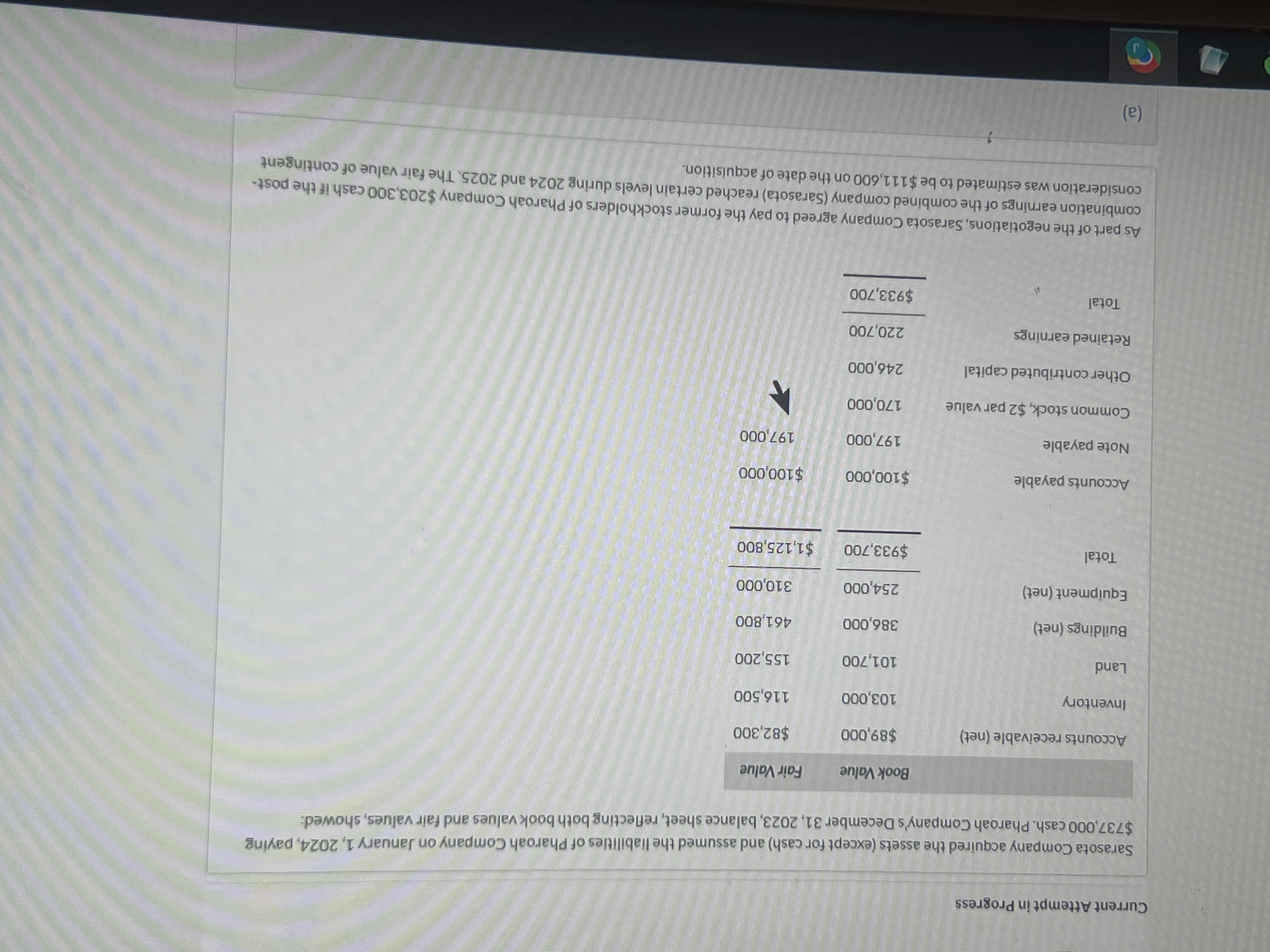 Solved Current Attempt in Progress Record the journal entry | Chegg.com