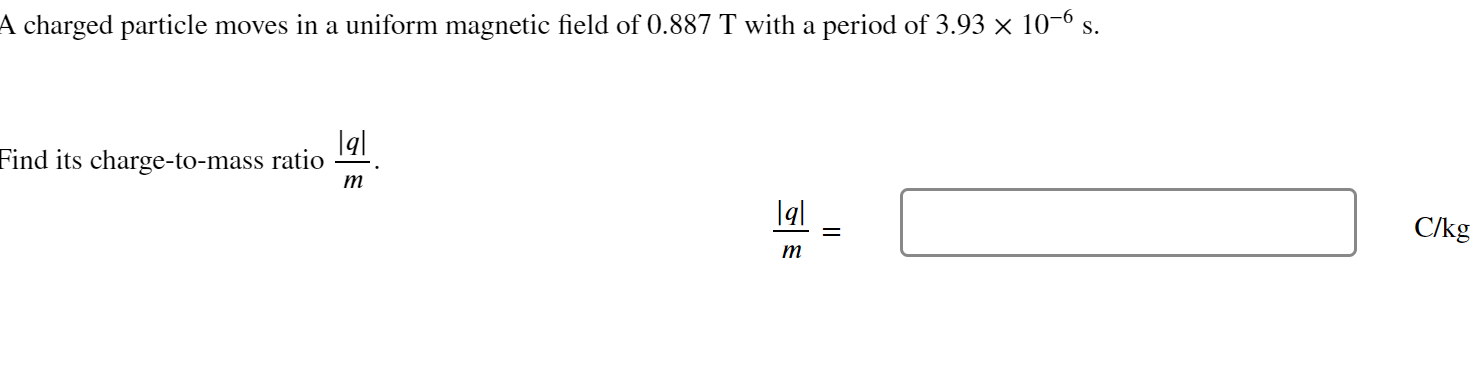 Solved A charged particle moves in ﻿a uniform magnetic field | Chegg.com