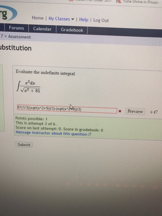 Solved Evaluate the indefinite integral integral x^3 | Chegg.com