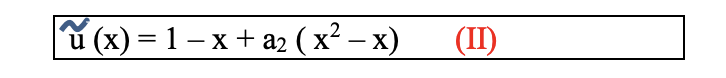 Solved (A) Solve equation (II) using the following weighted | Chegg.com