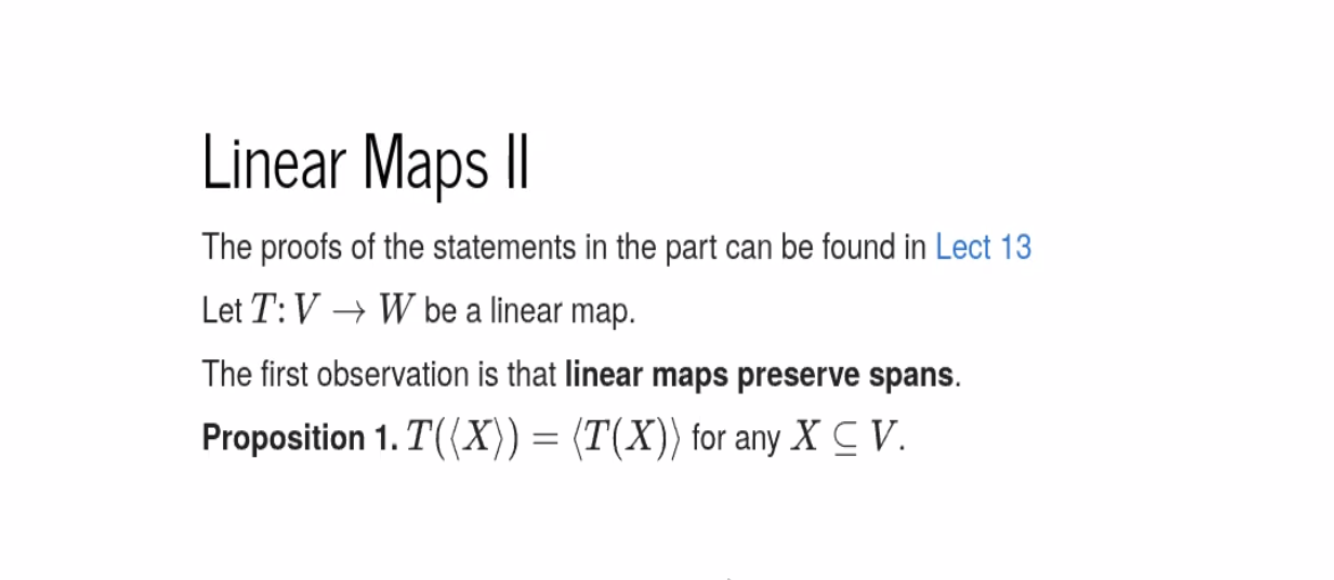 Solved Linear Maps II The proofs of the statements in the | Chegg.com