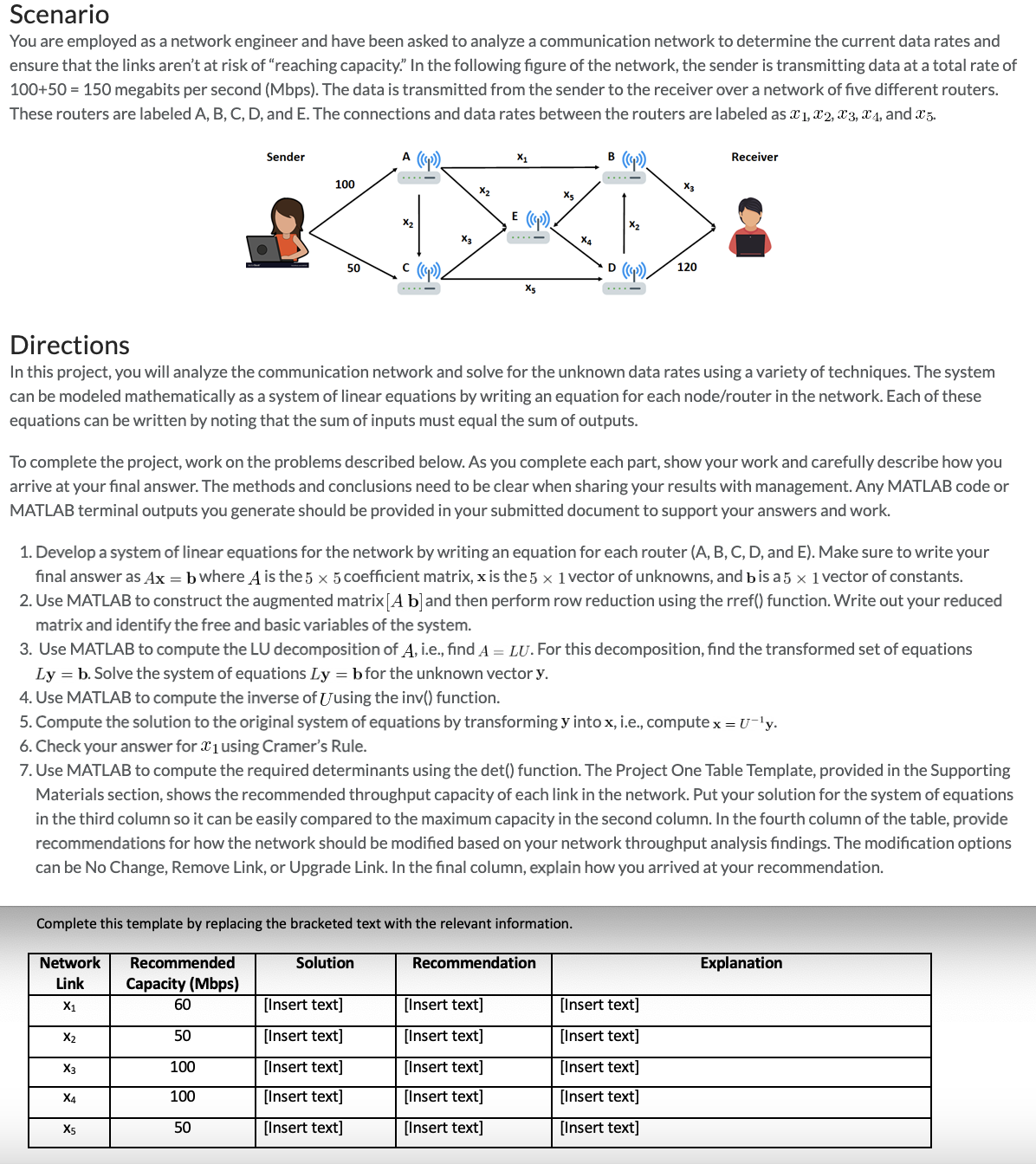 Solved See the attached image for instructions. Please | Chegg.com