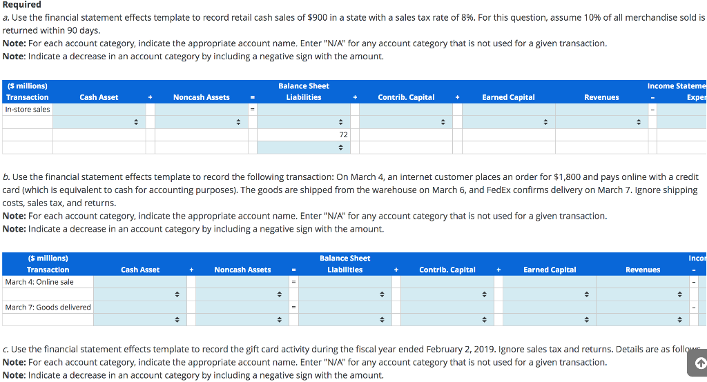 Solved Revenue Recognition and Sales Allowances Target | Chegg.com