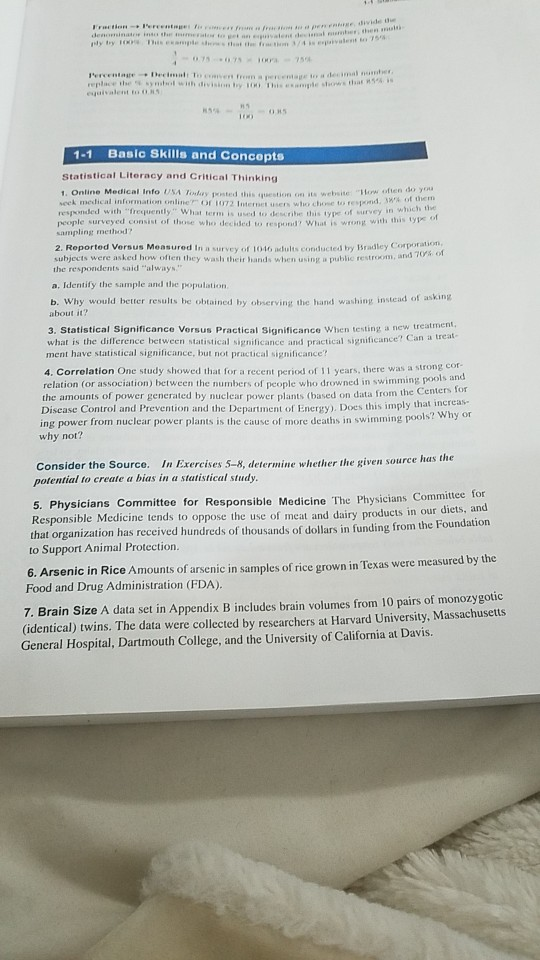 Solved 85% 1-1 Basic Skills and Concepts Statistical | Chegg.com