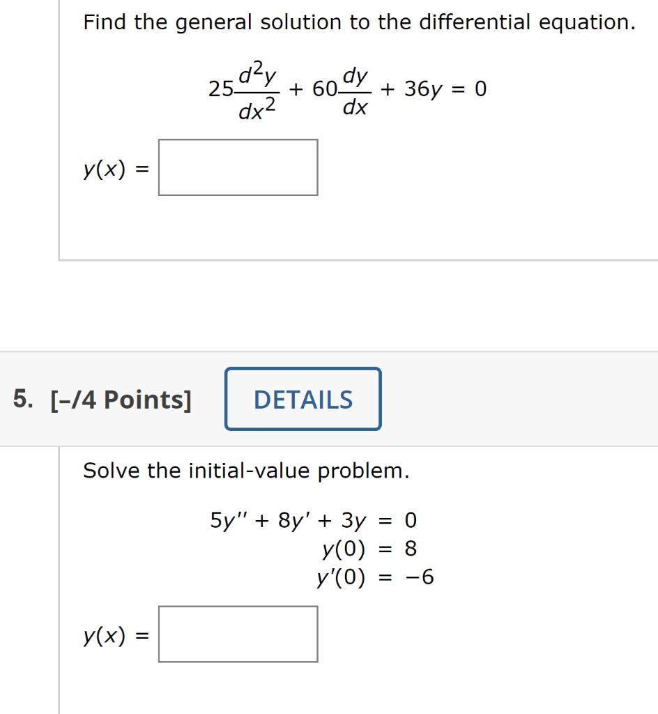 Solved Find the general solution to the differential | Chegg.com