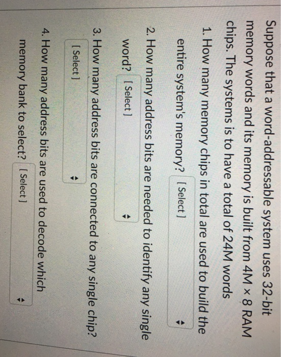 Solved Suppose that a word-addressable system uses 32-bit | Chegg.com