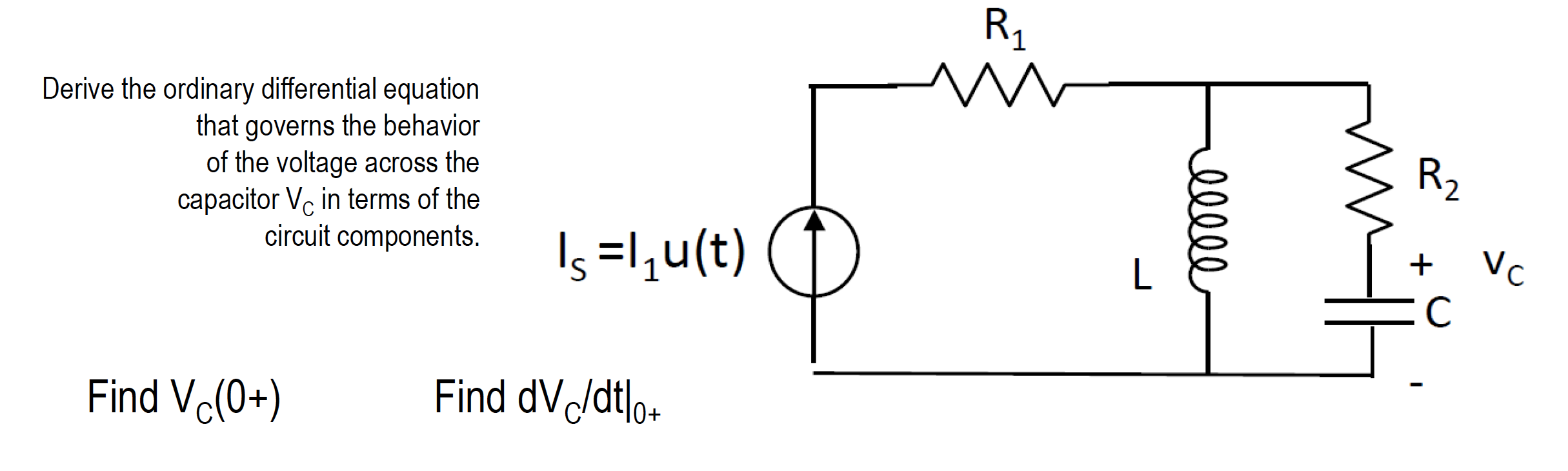 Solved Ri Derive the ordinary differential equation that | Chegg.com