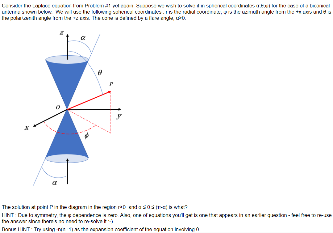 Consider the Laplace equation from Problem \#1 yet | Chegg.com