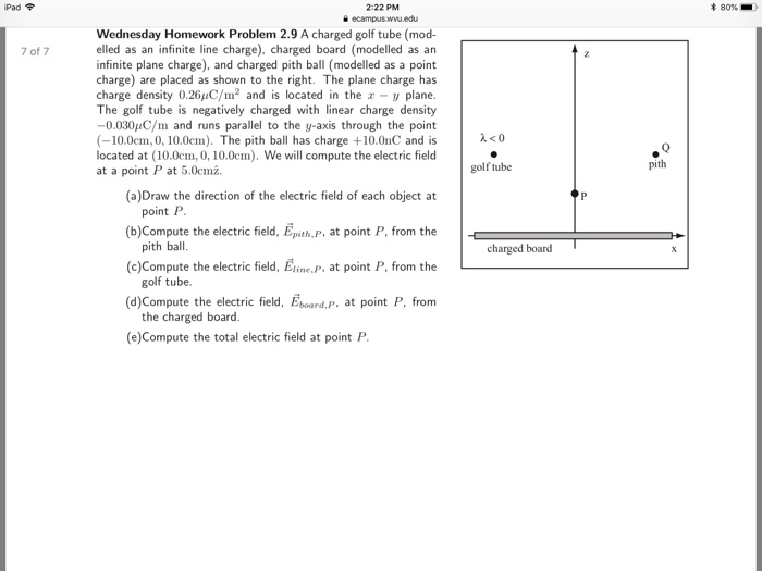 Solved Pad令 2:22 PM ecampus.ww.edu *80%- 5 of 7 Wednesday | Chegg.com Solved Pad令 2:22 PM ecampus.ww.edu *80%- 5 of 7 Wednesday | Chegg.com